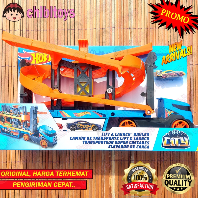 Jual HOTWHEELS LIFT & LAUNCH HAULER - MEGA RIGS TRANSPORT ORIGINAL HW ...