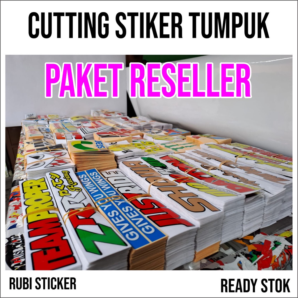 Jual cutting stiker paket reseller - cutting stiker tumpuk - ready ...