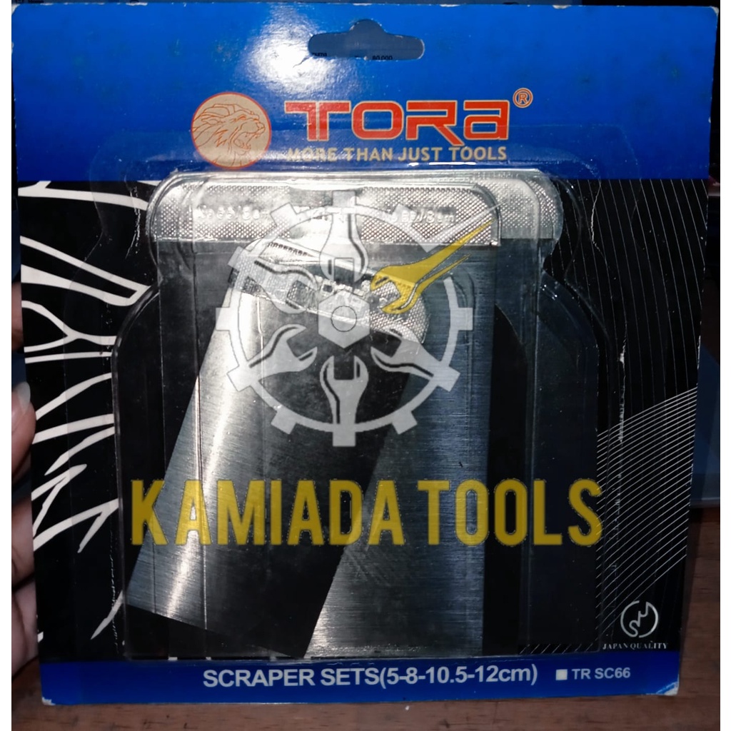 Jual Skrap Dempul Set TORA/ Kape Set TORA/ Scraper Set TORA | Shopee ...