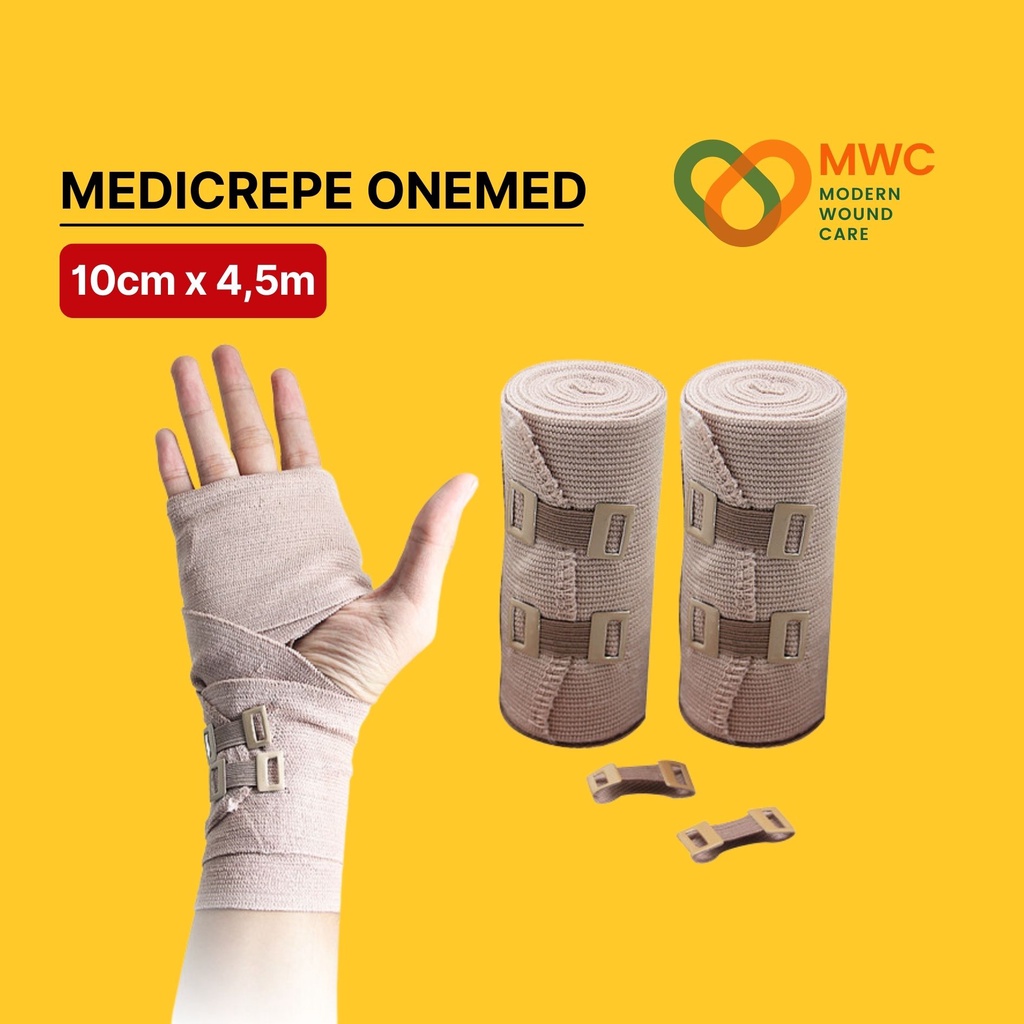 Jual Medicrepe Onemed Elastis, Crepe Bandage 10cmx4,5m | Shopee Indonesia