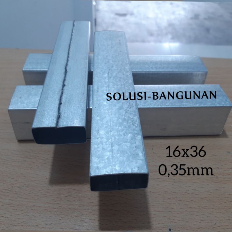 Jual Hollow 2x4 galvalume 0,4mm - 4 meter/holo 04/hollo/hollow galv ...