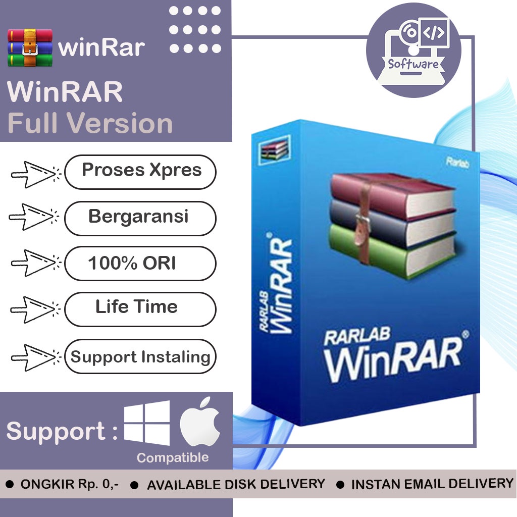 Jual WinRAR Original Terbaru 2022 | Licensi Atas Nama Anda Lifetime | Full Version | Support Win ...