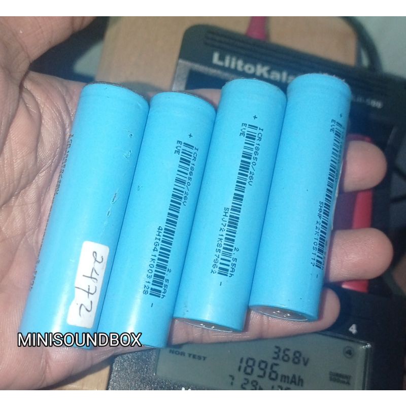 Jual EVE ICR18650/26V 2,55Ah | Shopee Indonesia