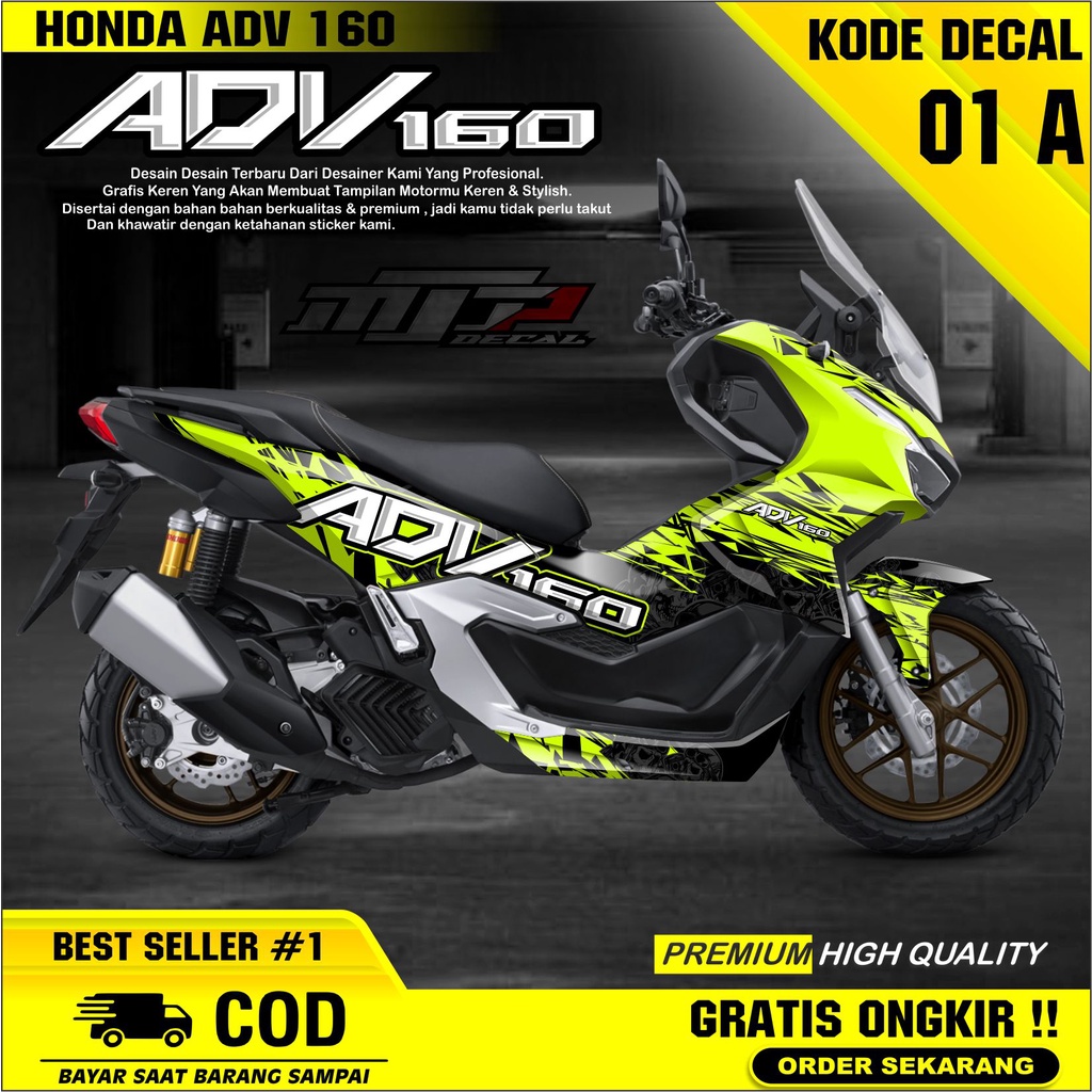 Jual (PALING DICARI) Decal Variasi Honda ADV 160 New Full Body - Dekal ...