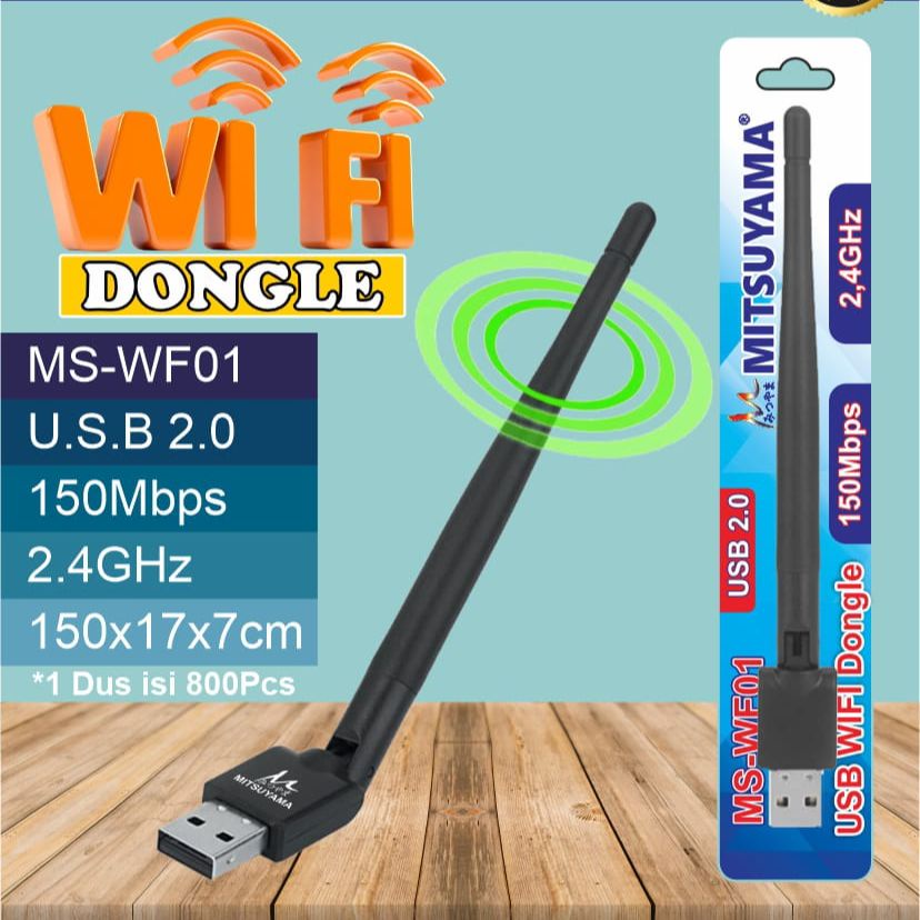 Jual USB WIFI DONGLE STB MITSUYAMA WIRELESS ADAPTER ANTENA WIFI PC 150Mbps | Shopee Indonesia