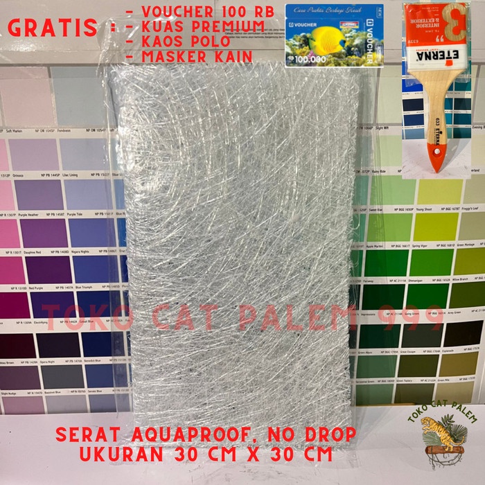 Jual Serat Fiber untuk Waterproofing Aquaproof Nodrop ukuran 30cm x ...