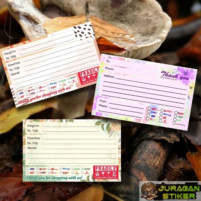 Jual (50pcs)STIKER LABEL PENGIRIMAN OLSHOP/STIKER LABEL/STIKER ...
