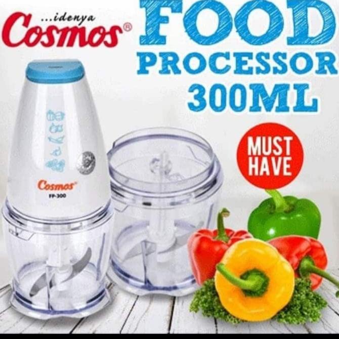 Jual Cosmos Food Processor FP 300 blender Knob Chopper Daging/Bumbu ...