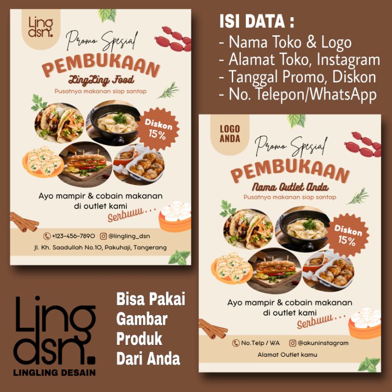 Jual Desain Brosur Promo Produk, Layanan Jasa, Dan Lain-Lain, PROSES ...
