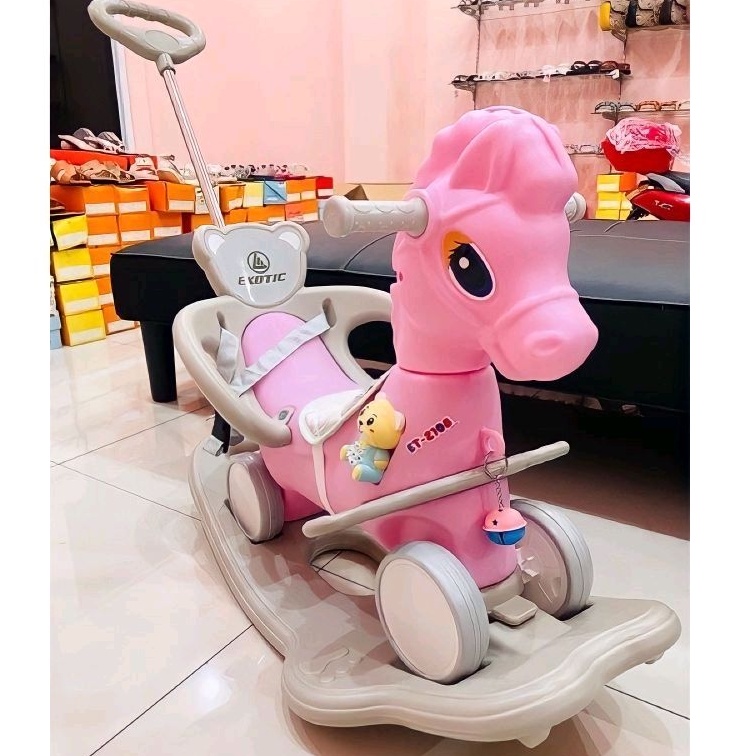 Jual MAINAN KUDA-KUDAAN 2in1/MAINAN KUDA-KUDAAN ADA RODA DAN DORONGA ...