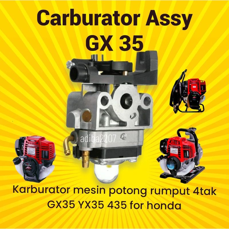 Jual Carburator GX35/31 431 435 Karburator mesin potong rumput model honda 4tak | Shopee Indonesia