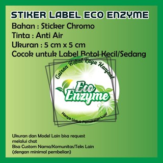 Jual Sticker Label Eco Enzyme, Kemasan, Brosur | Shopee Indonesia