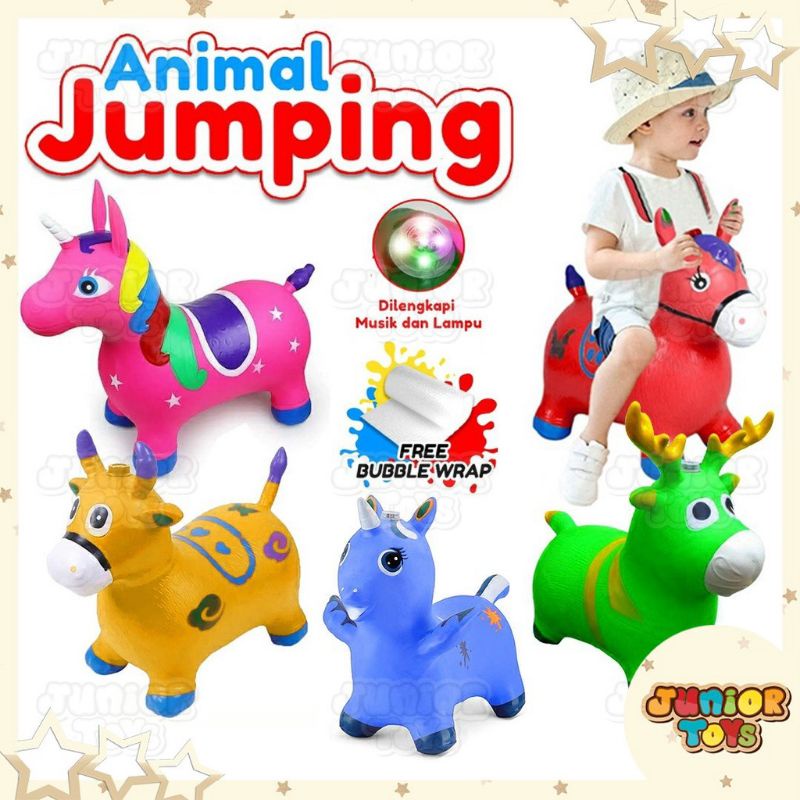 Jual Kuda Karet / Kuda Jumping / Mainan Kudaan Anak | Shopee Indonesia