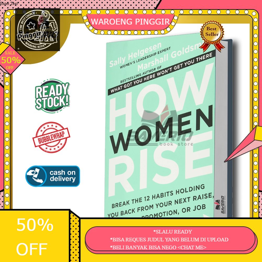 Jual Buku Sally Helgesen, Marshall Goldsmith - How Women Rise | Shopee ...
