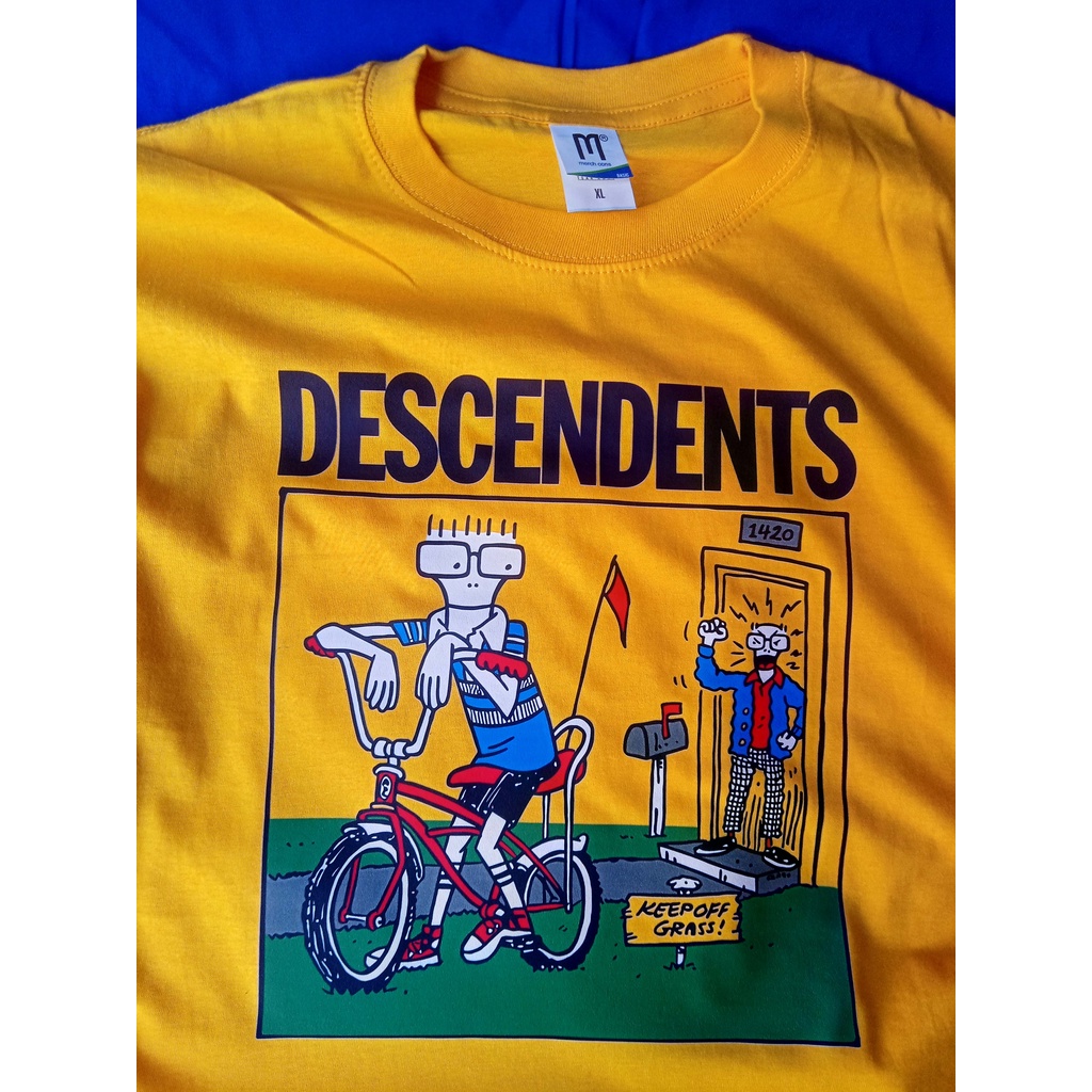 Jual Tshirt band DESCENDENTS- keep Off Grass / Tag Merchcons - Kuning ...