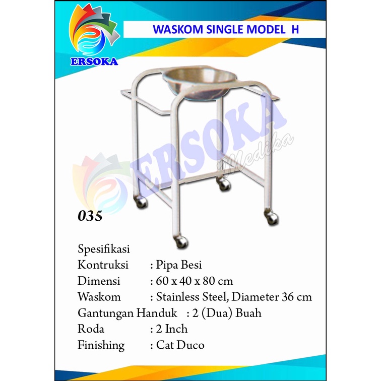 Jual Standar waskom single, tipe 035 (Besi) | Shopee Indonesia