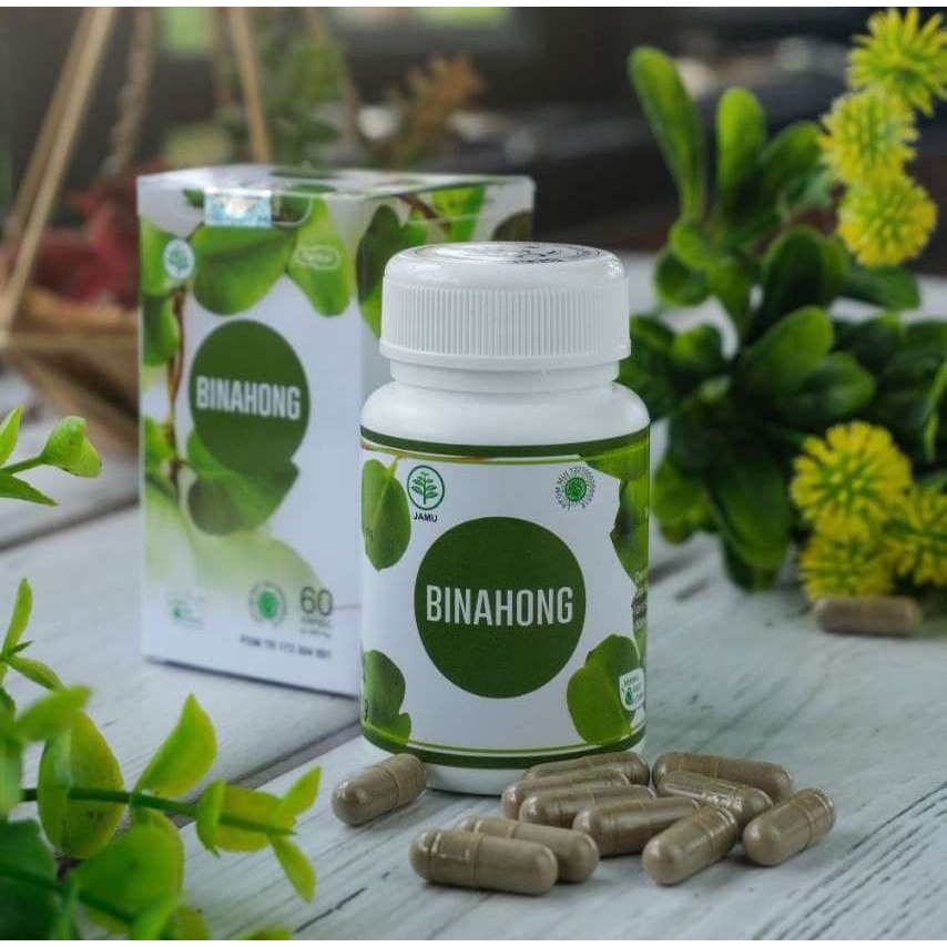 Jual KAPSUL HIU BINAHONG Obat Diare Disentri Herbal Indo Utama isi 60 ...