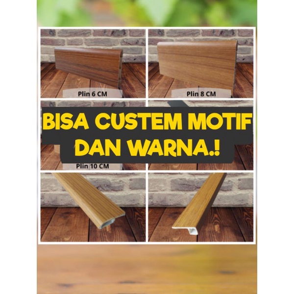Jual List Plint PVC | List Plint Lantai | List Vinyl SPC | Shopee Indonesia