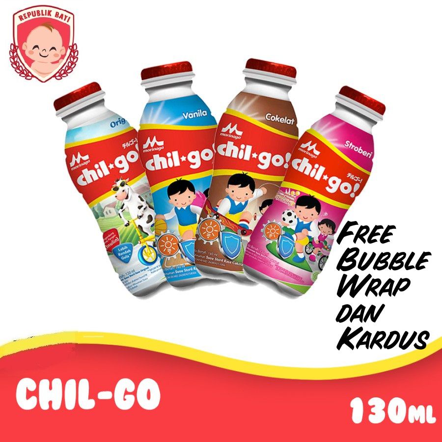 Jual Morinaga Chil Go ChilGo 130 ml (isi 6pcs) Free Bubble Dus Murah | Shopee Indonesia