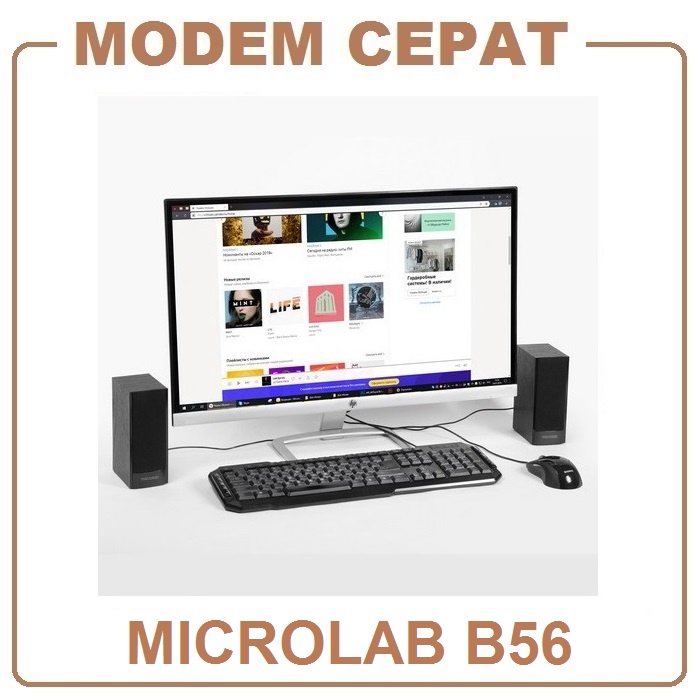 Jual Microlab B56 Speaker Laptop Desktop Tablet Komputer PC | Shopee ...