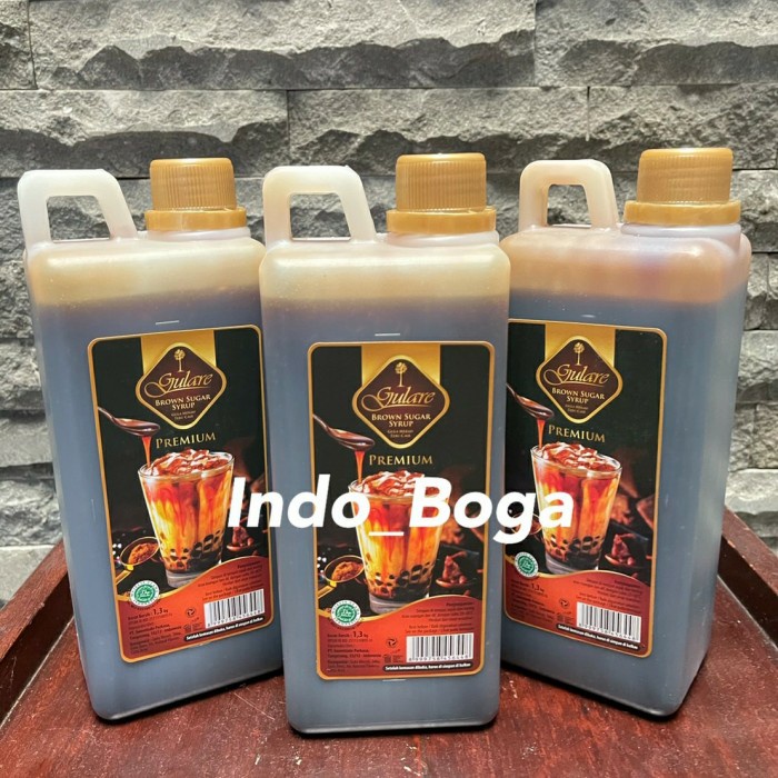 Jual Gulare brown sugar syrup sirup 1.3 kg | Shopee Indonesia