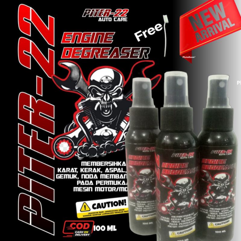 Jual PITER-22 ENGINE DEGREASER 100ML/ CAIRAN PEMBERSIH KARAT/ OBAT ...