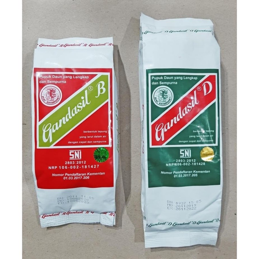 Jual Pupuk Daun Lengkap dan Sempurna GANDASIL DAUN & GANDASIL BUAH 100 ...