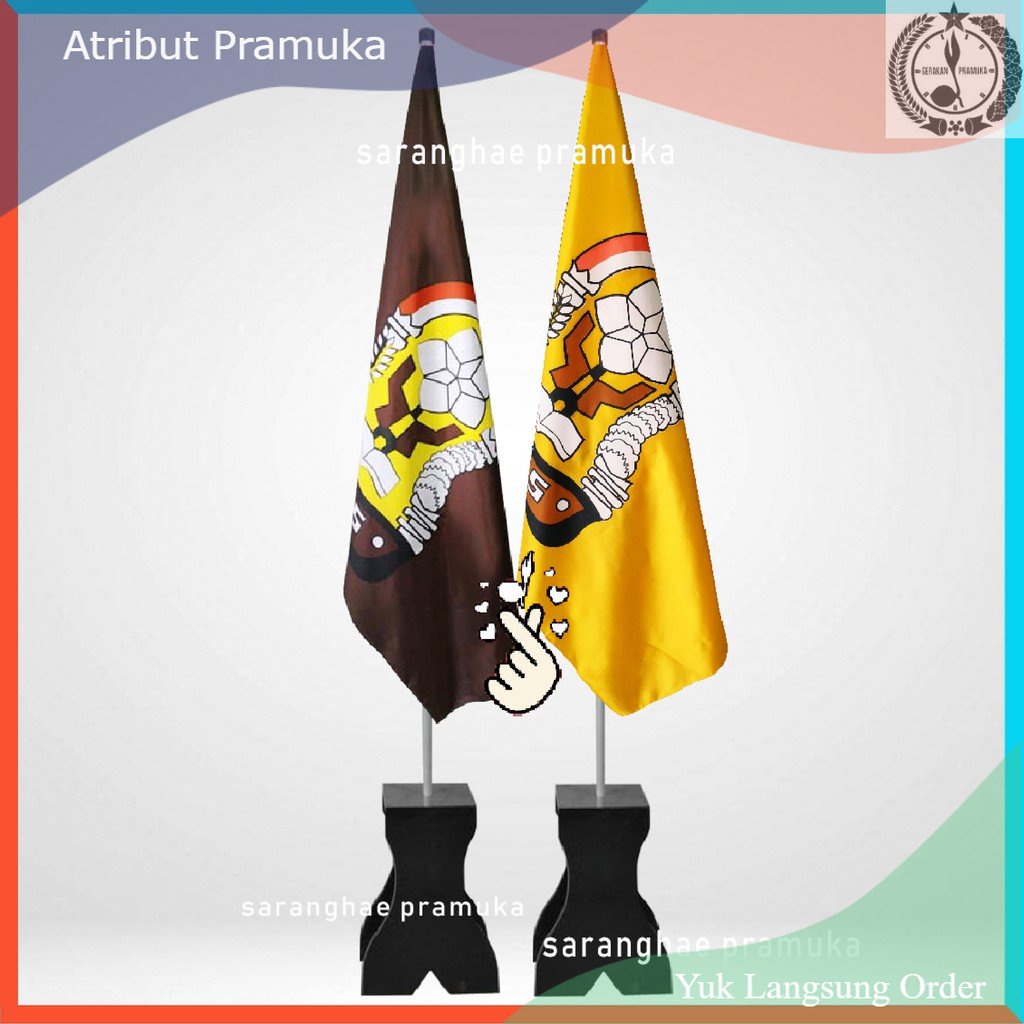 Jual Atribut Bendera Osis SMA SMP Bendera Ruangan Sekolah Siap kirim ...