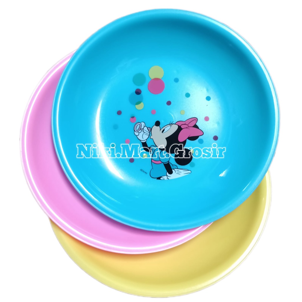Jual Piring Calista Kartun Tanggung / Piring Plastik Kartun Disney ...
