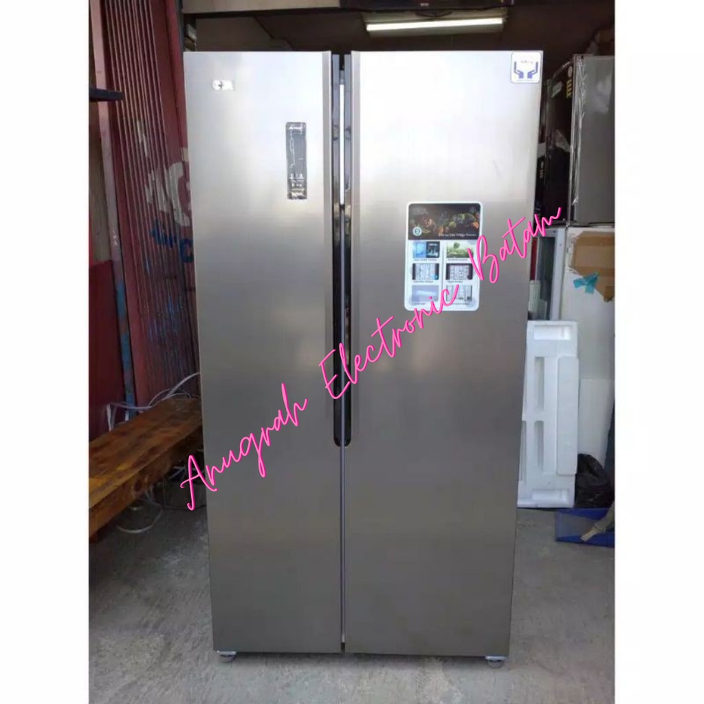Jual Kulkas Side by Side GEA G2D 472 R / 472R INOX 2 Pintu 472 Liter ...