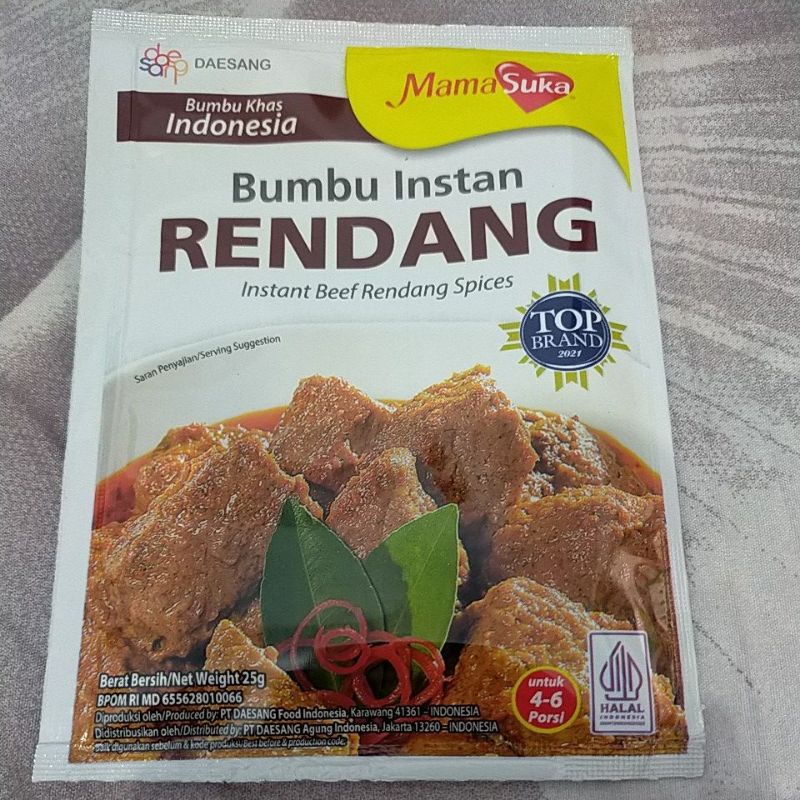 Jual mama suka bumbu rendang 25 gram | Shopee Indonesia