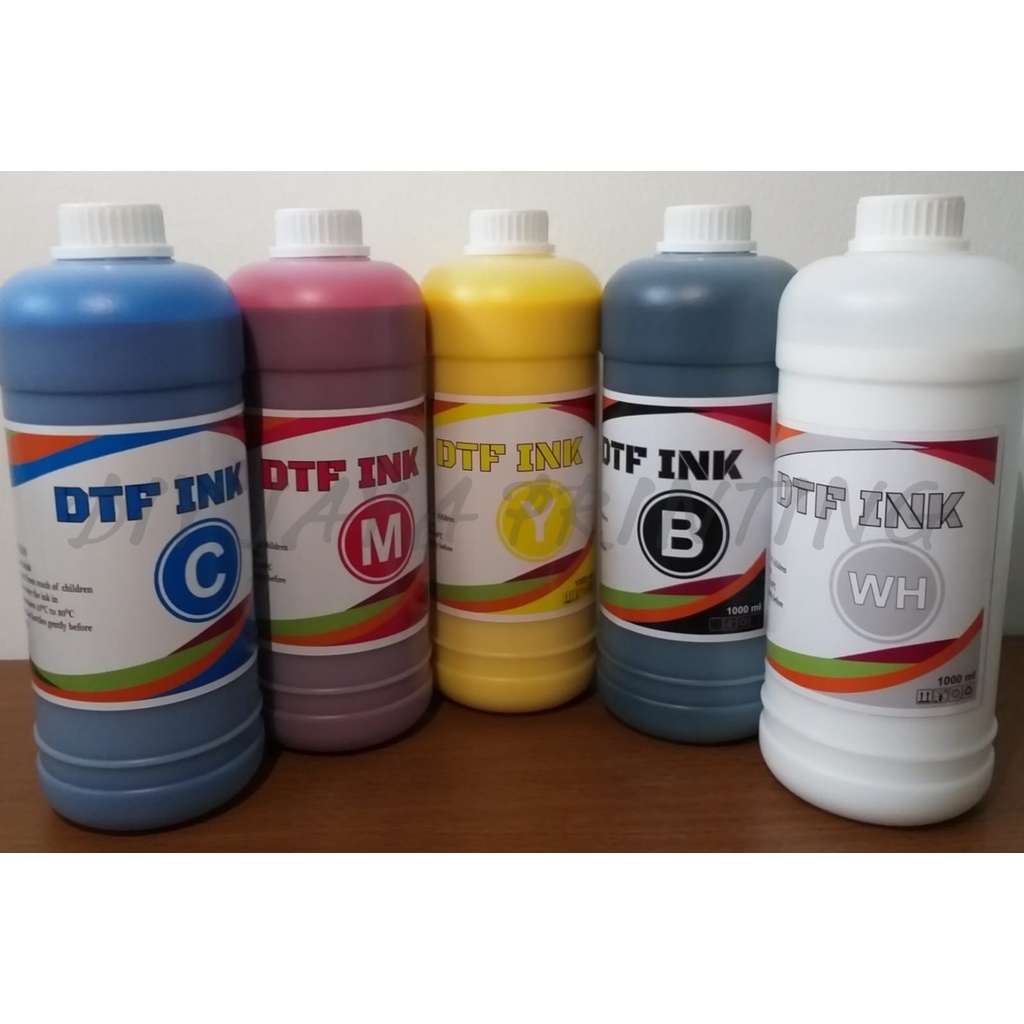 Jual TINTA DTF 1 LITER (CMYKW) | Shopee Indonesia