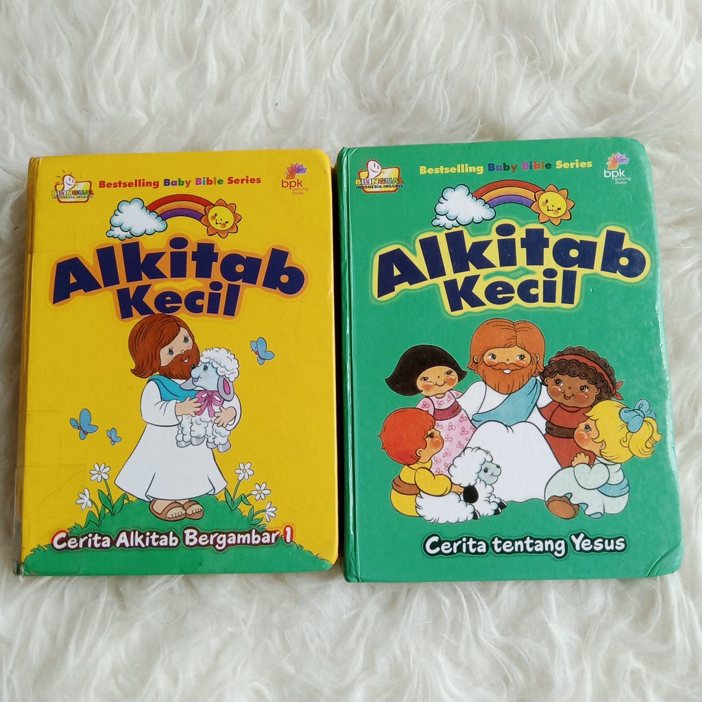 Jual Buku cerita alkitab kecil anak baby bible bergambar tentang Yesus ...