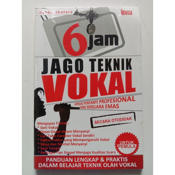 Jual Buku Kesenian - 6 Jam Jago Teknik Vokal | Shopee Indonesia Jual Buku Kesenian - 6 Jam Jago Teknik Vokal | Shopee Indonesia