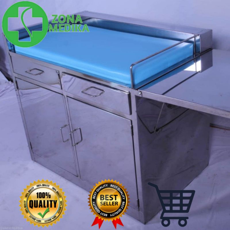 Jual meja resusitasi bayi/ baby table stainless | Shopee Indonesia