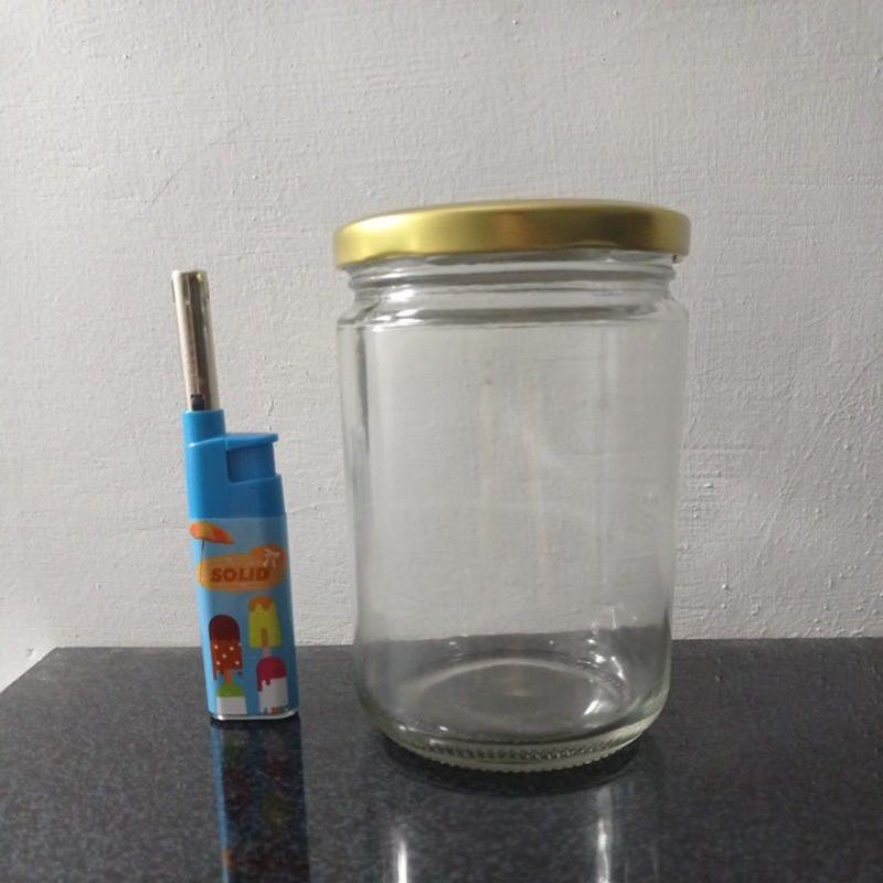 Jual 500ml Botol Toples Beling Jar ( kaca ) : Bulat & Silinder, penutup ...
