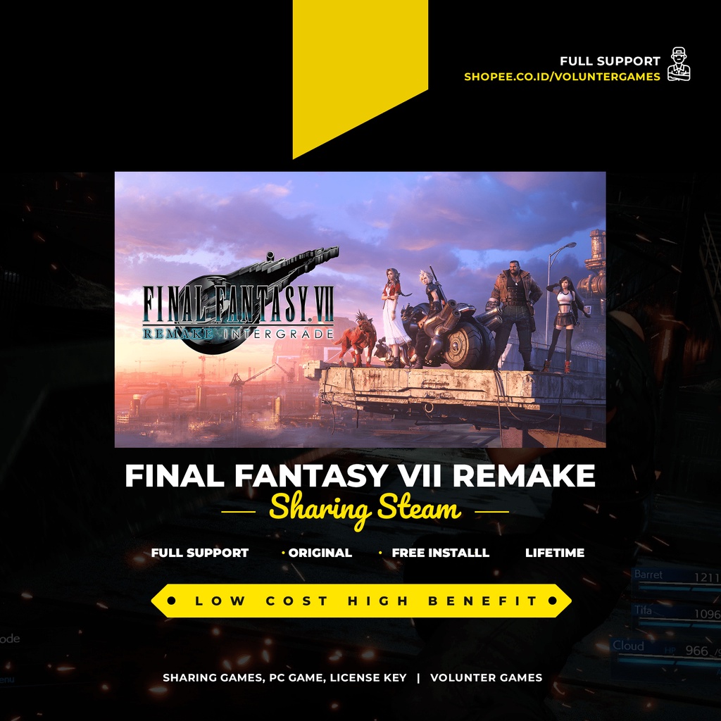 Jual FINAL FANTASY VII REMAKE INTERGRADE PC ORIGINAL | Shopee Indonesia