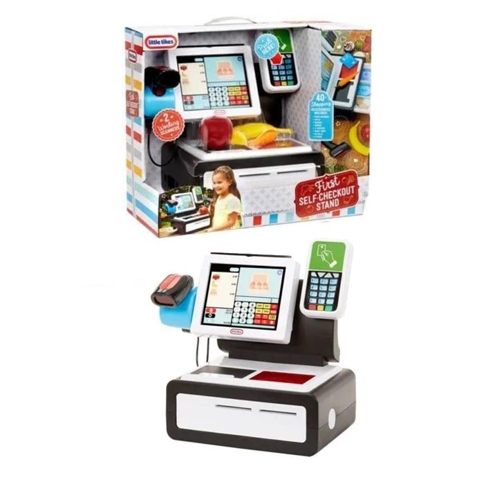 Jual Little Tikes First Self-Checkout Stand Cash Register Cashier Toy ...