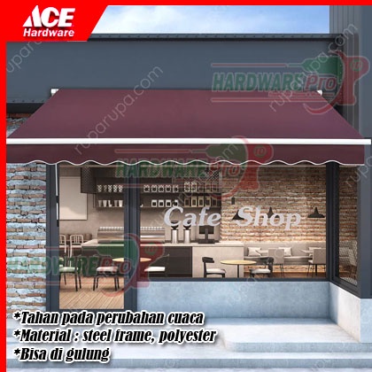 Jual Atap Kanopi Tarik 4 Mtr Atap Kanopi Gulung 4 Mtr Kanopi Lipat 4 ...