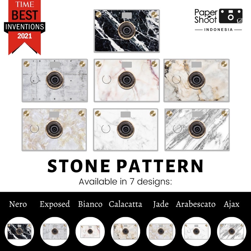 Jual Stone Pattern Series - Paper Shoot Camera | Shopee Indonesia