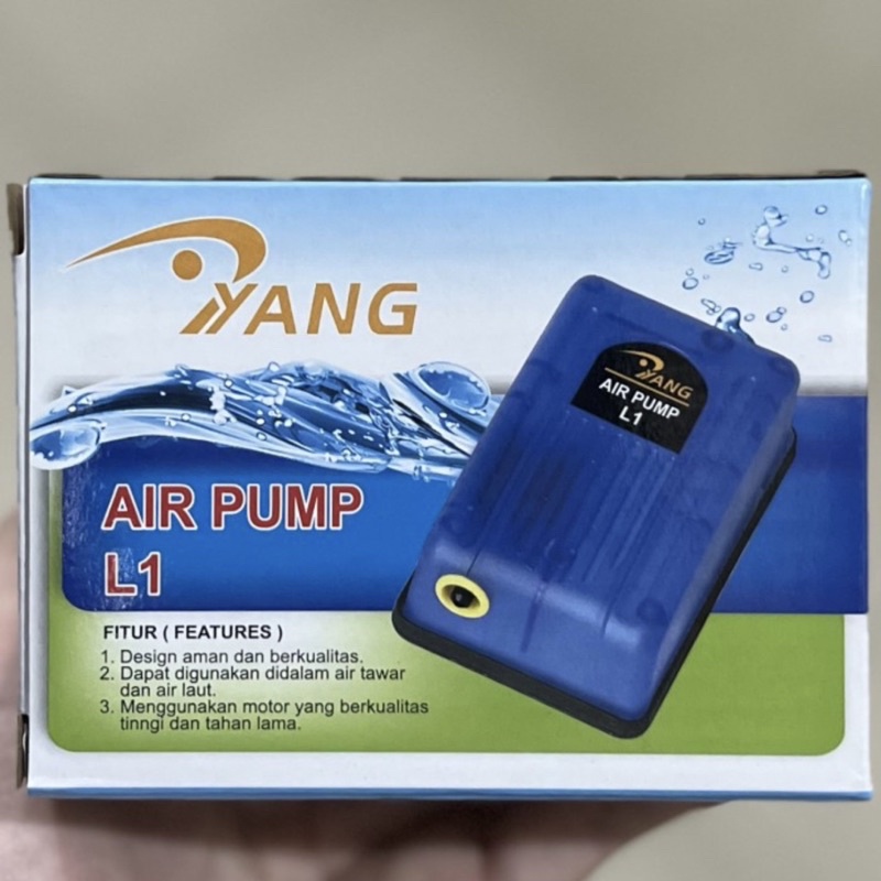 Jual Air Pump 1 lubang / pompa udara aquarium /aerator yang / jingye | Shopee Indonesia