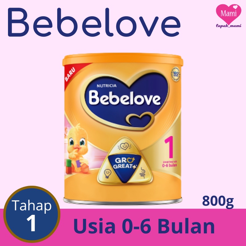 Jual Bebelove 1 Susu Bubuk Formula Untuk Bayi Usia 0-6 Bulan 800 gr ...