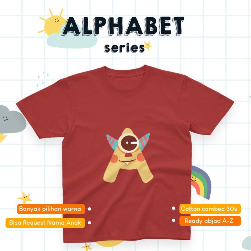 Jual TWINBEEKIDS - BAJU KAOS ANAK CUSTOM NAMA LENGAN PENDEK ALPHABET ... Jual TWINBEEKIDS - BAJU KAOS ANAK CUSTOM NAMA LENGAN PENDEK ALPHABET ...