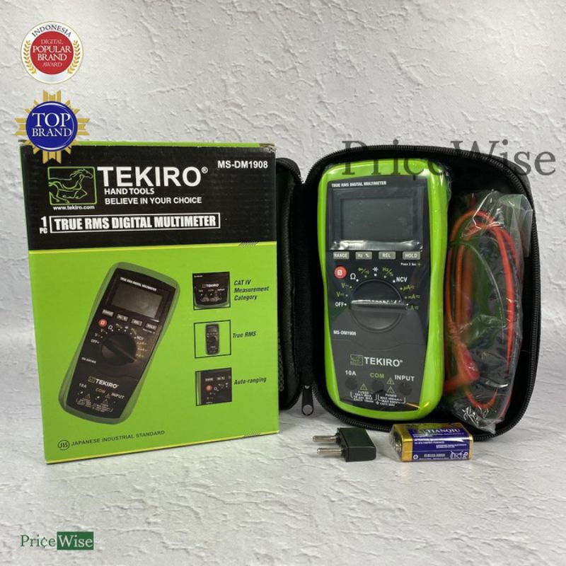 Jual Multi Tester Digital Tekiro | Avometer True RMS Digital Multimeter ...