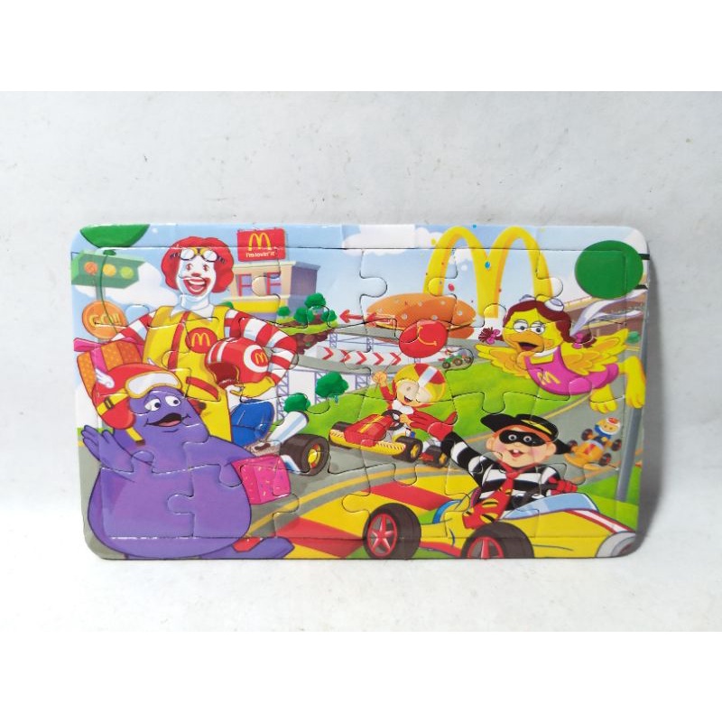 Jual Maskot Puzzle Jigsaw Ronald Birdie Grimace Hamburglar Creative IQ Smart Brain Asah Otak ...