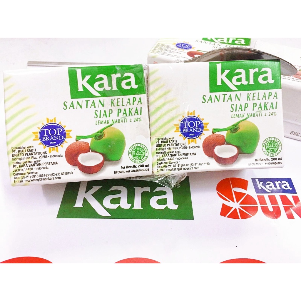 Jual Santan Kara - Santan Kelapa Siap Pakai | Kemasan Kotak 200 ml ...