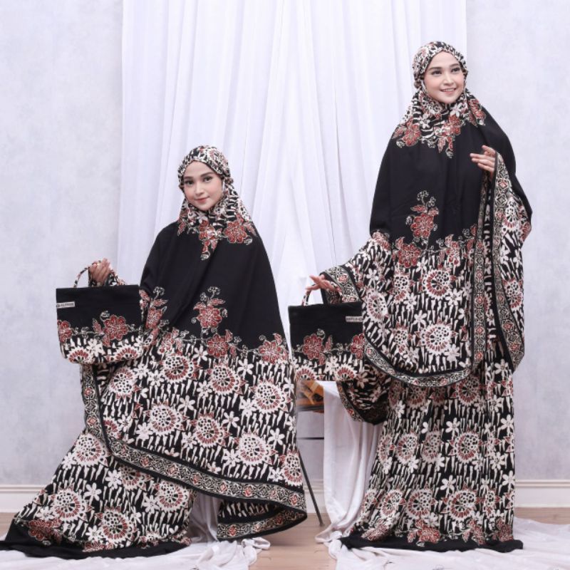 Jual MUKENA BATIK CAP ENCIM PEKALONGAN JUMBO WARNA | Shopee Indonesia