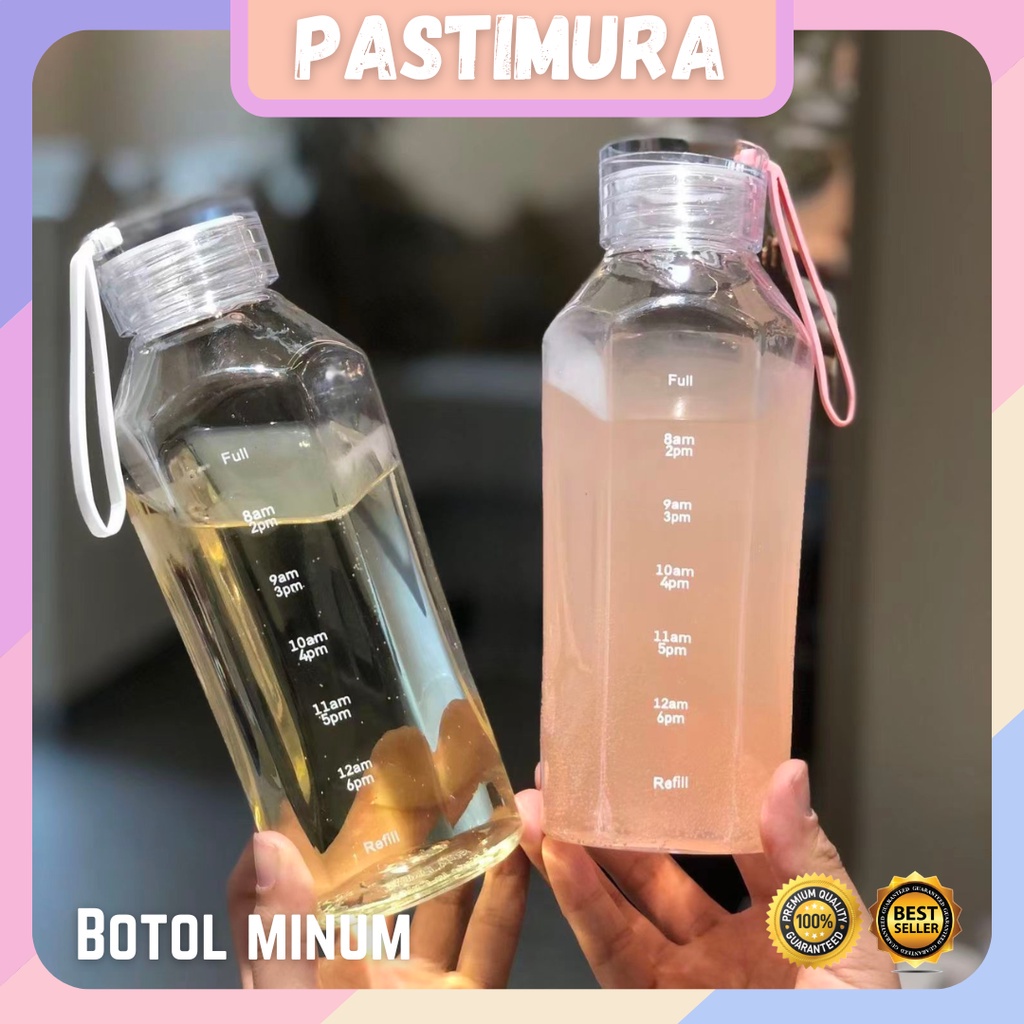 Jual [PSM] Botol Minum Aesthetic Water Bottle Termos Botol Bening ...