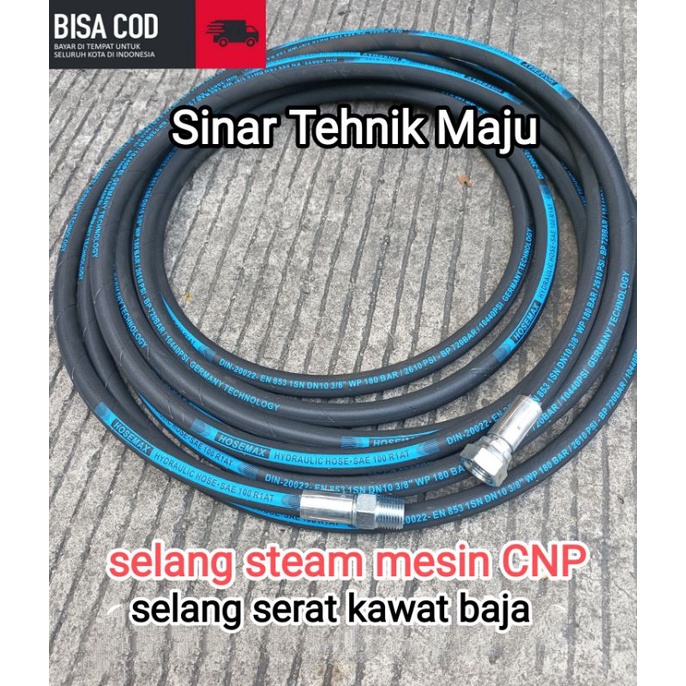 Jual selang steam mesin cuci motor mobil mesin CNP selang searat kawat ...