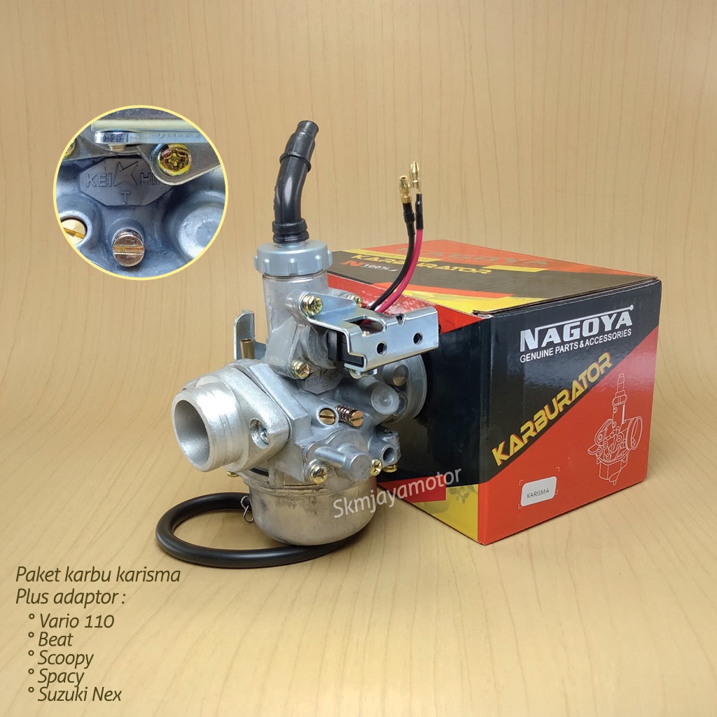 Jual Paket Karbu Karisma Plus Adaptor Beat Vario 110 Scoopy Spacy ...